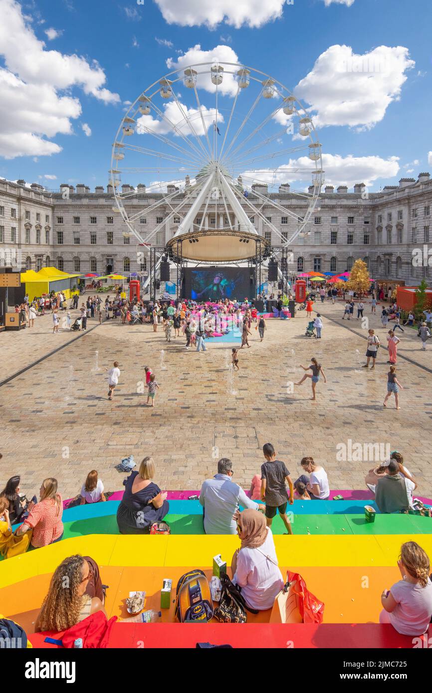 This Bright Land, Somerset House, The Strand, Northbank, London Stock ...