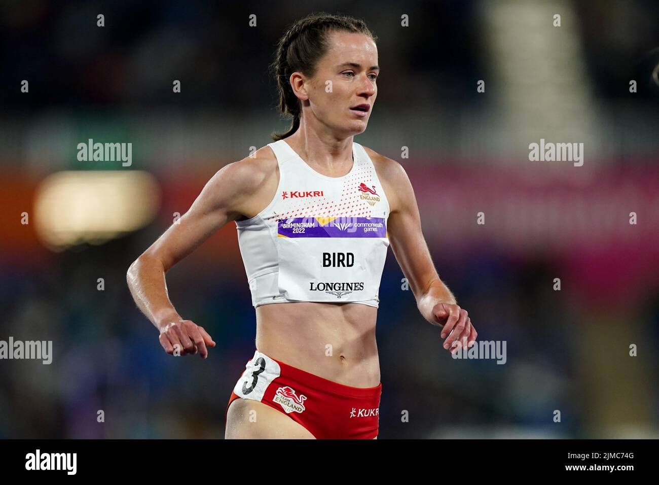 England’s Elizabeth Bird in action during the Women’s 3000m ...