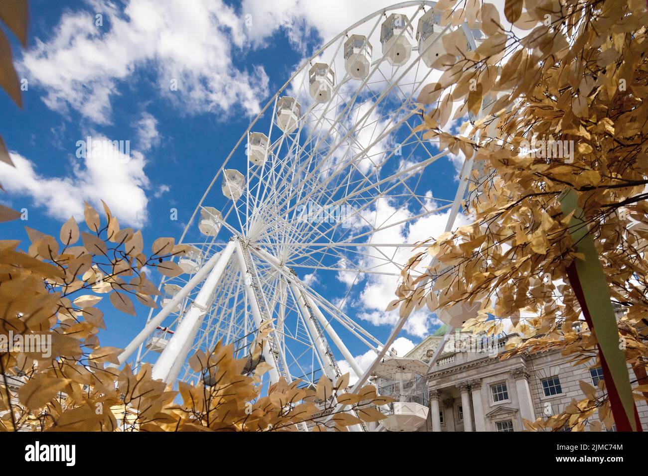 This Bright Land, Somerset House, The Strand, Northbank, London Stock ...
