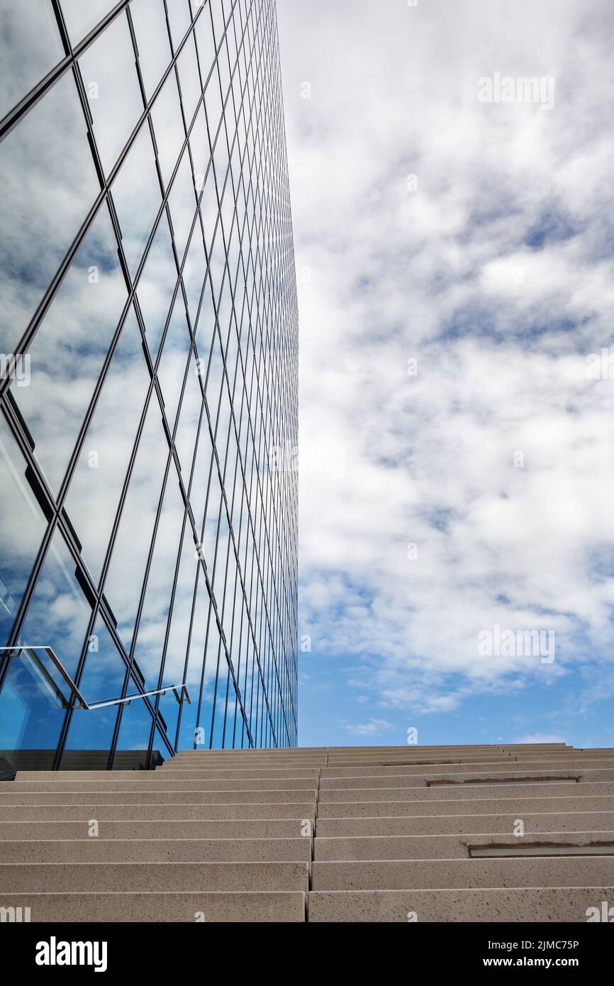 Office building and sky Stock Photo - Alamy
