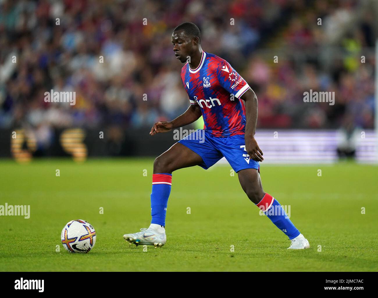 Crystal Palace's Tyrick Mitchell during the Premier League match at ...