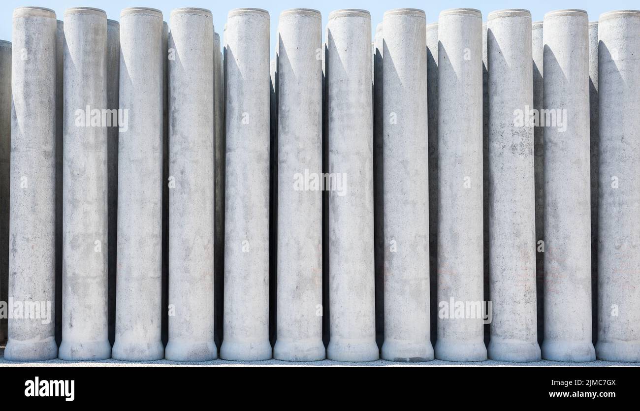 Pipe of cement Stock Photo - Alamy