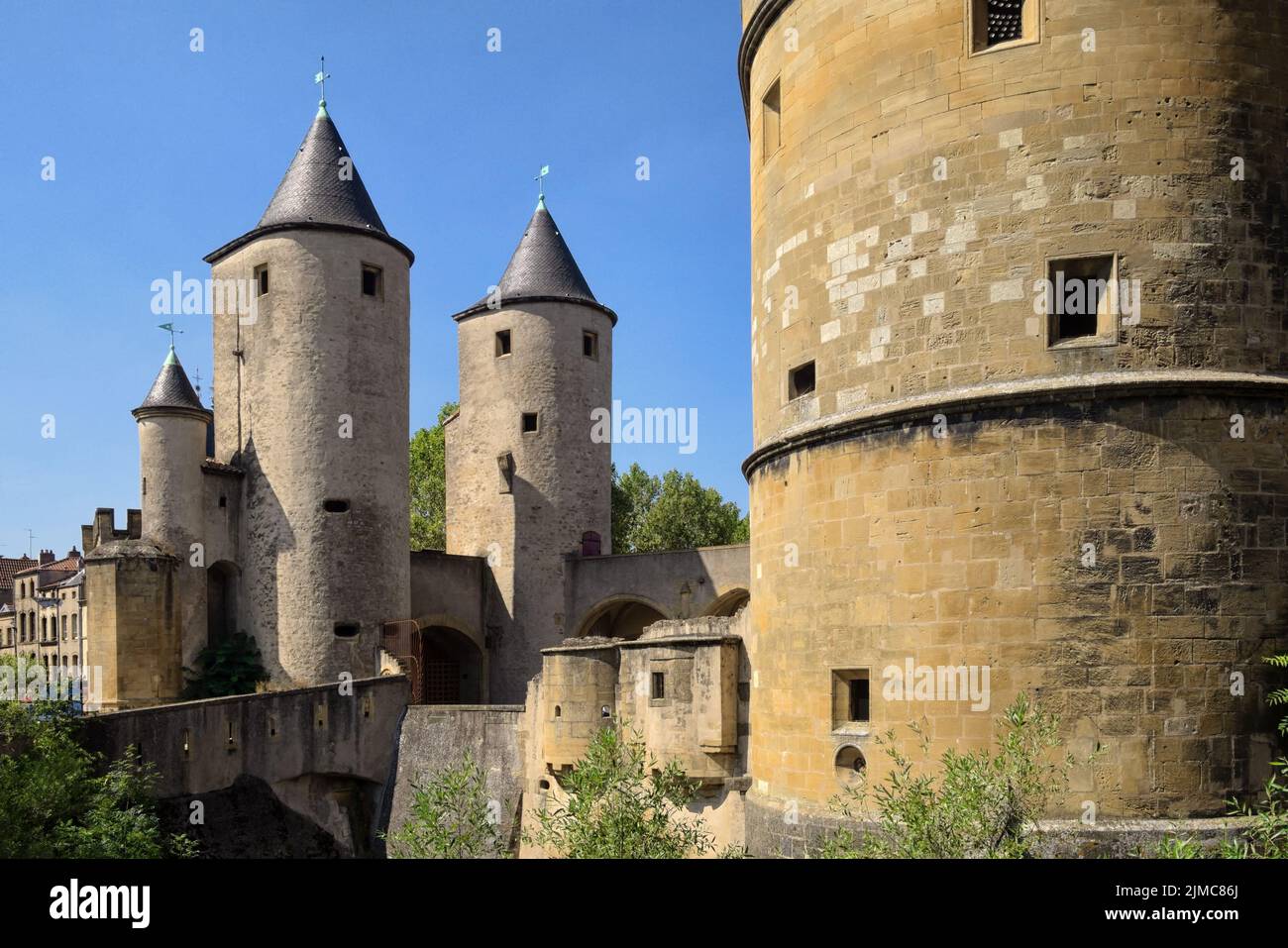 Metz - Porte des Allemands, town gate, France Stock Photo - Alamy