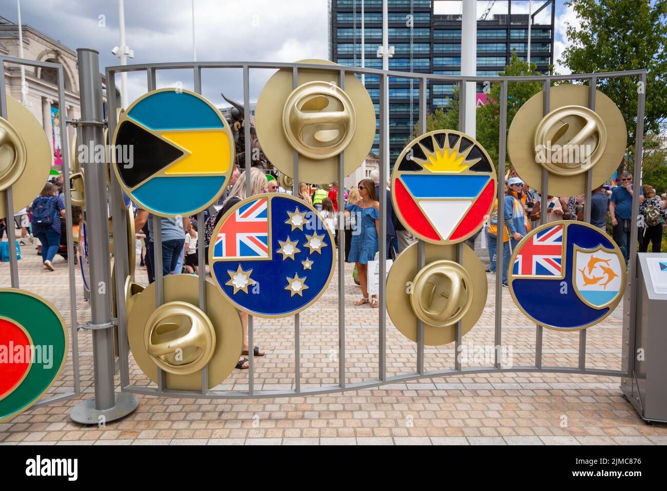 Large pin buttons on display representing Birmingham's manufacturing ...