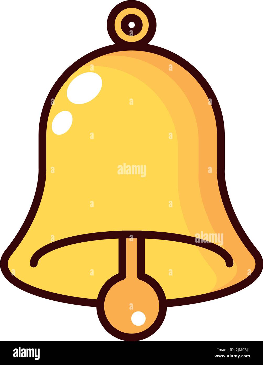 bell cartoon icon Stock Vector Image & Art - Alamy
