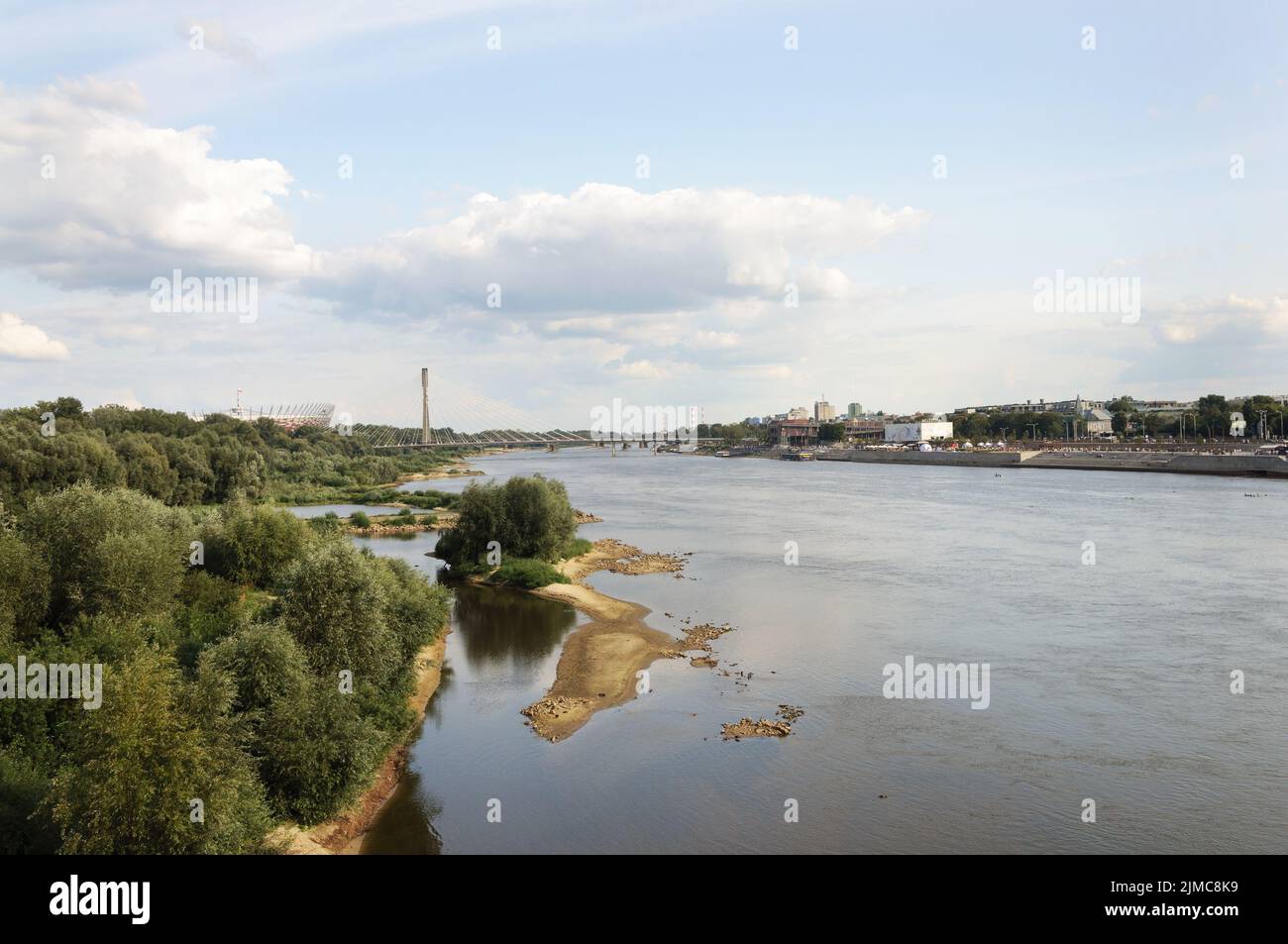 Vistula River in Warsaw Stock Photo - Alamy