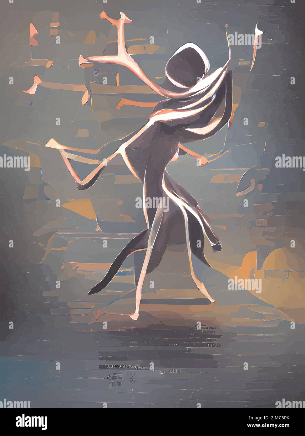 Painting figures Stock Vector Images - Alamy