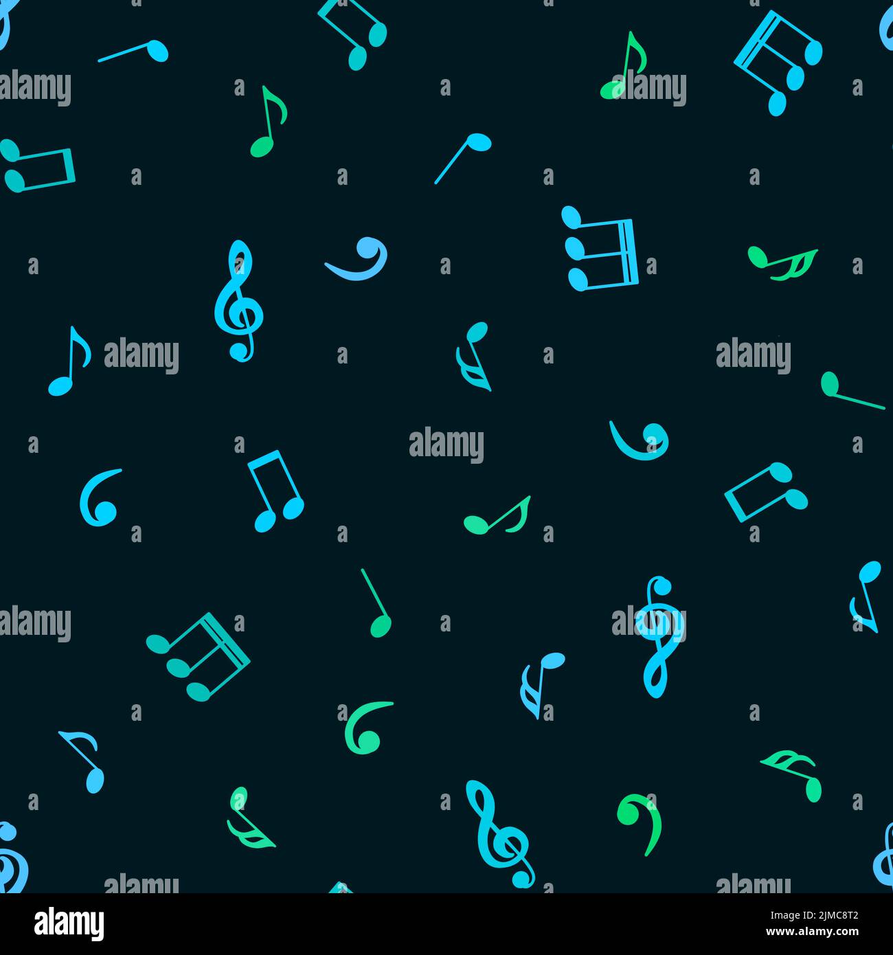 Abstract sign symbols seamless music notes pattern for wrapping paper ...