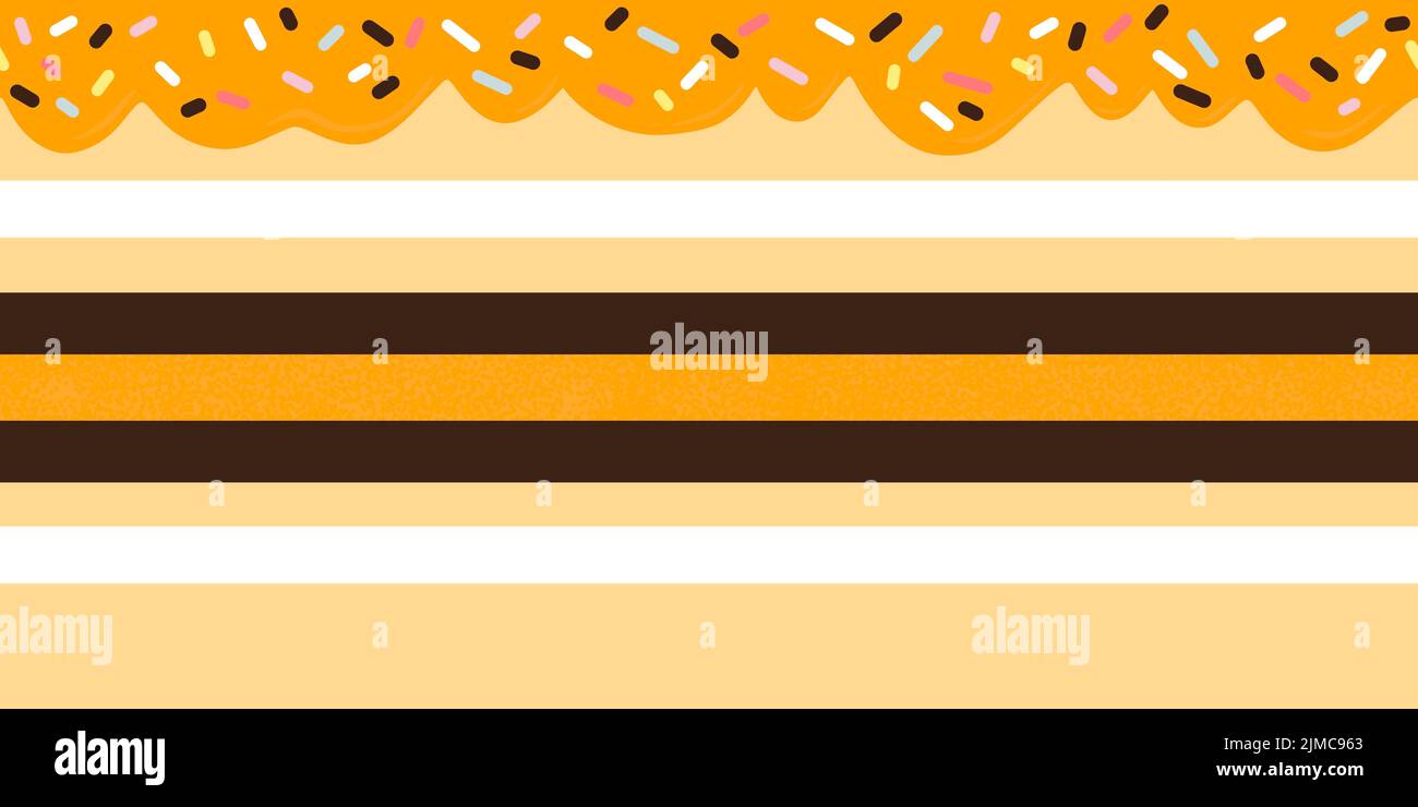 Birthday cake seamless ribbons pattern for wrapping paper and ...