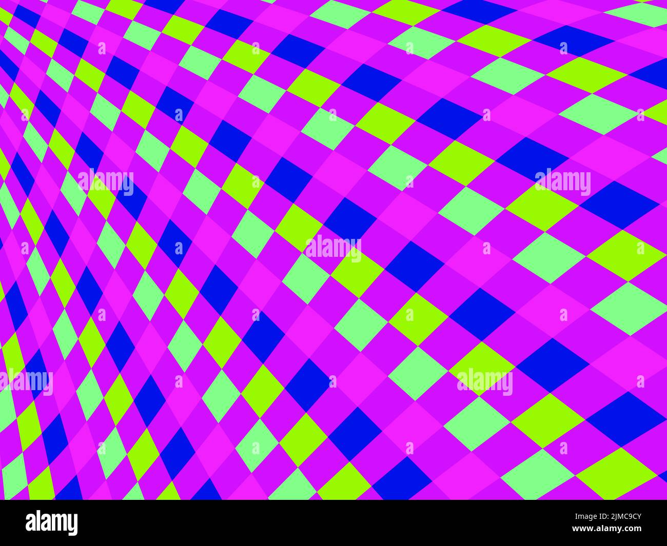 Rave psychedelic, acid trip. Distorted mesh, optical illusion. Bright ...