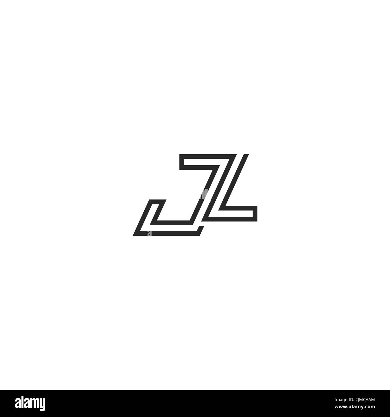 Alphabet Initials Logo Jz Zj Z And J Stock Vector Image And Art Alamy