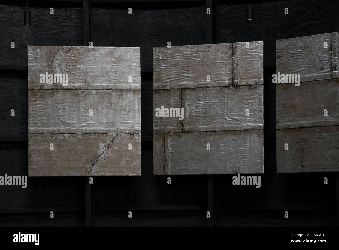 Tar Works Artwork at Serpentine Pavilion 2022 Black Chapel by Theaster ...