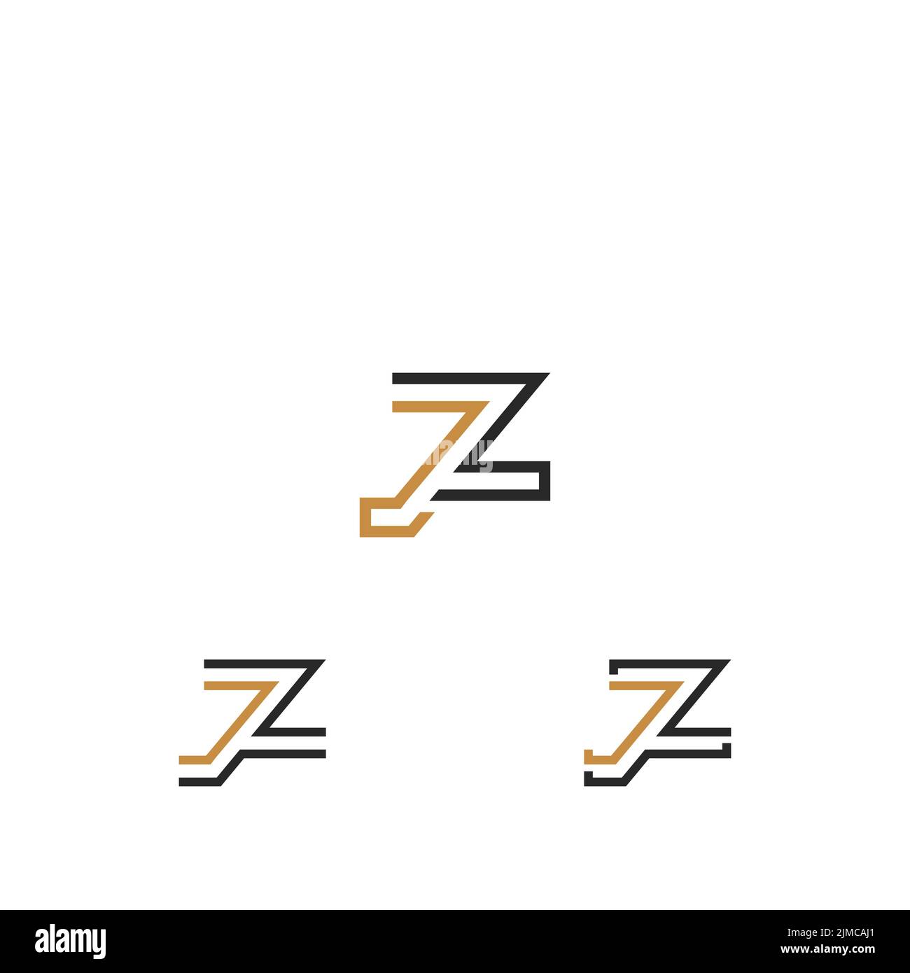 Alphabet Initials logo JZ, ZJ, Z and J Stock Vector Image & Art - Alamy