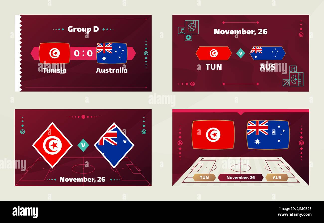 tunisia vs australia match. Football 2022 world championship match ...