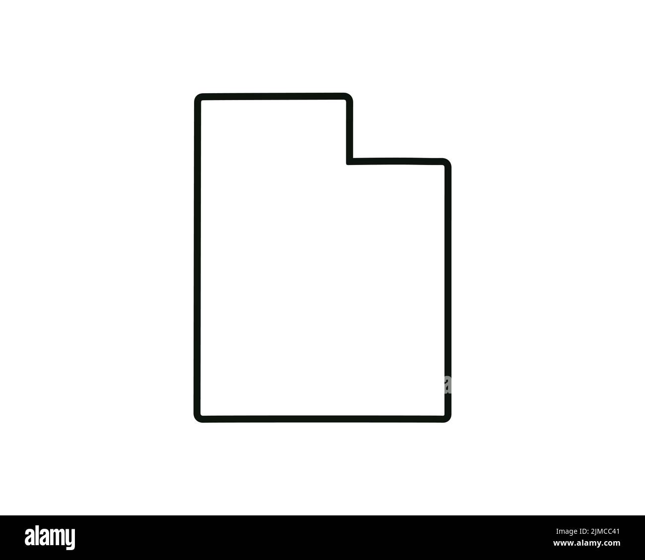 Utah contour map hi-res stock photography and images - Alamy