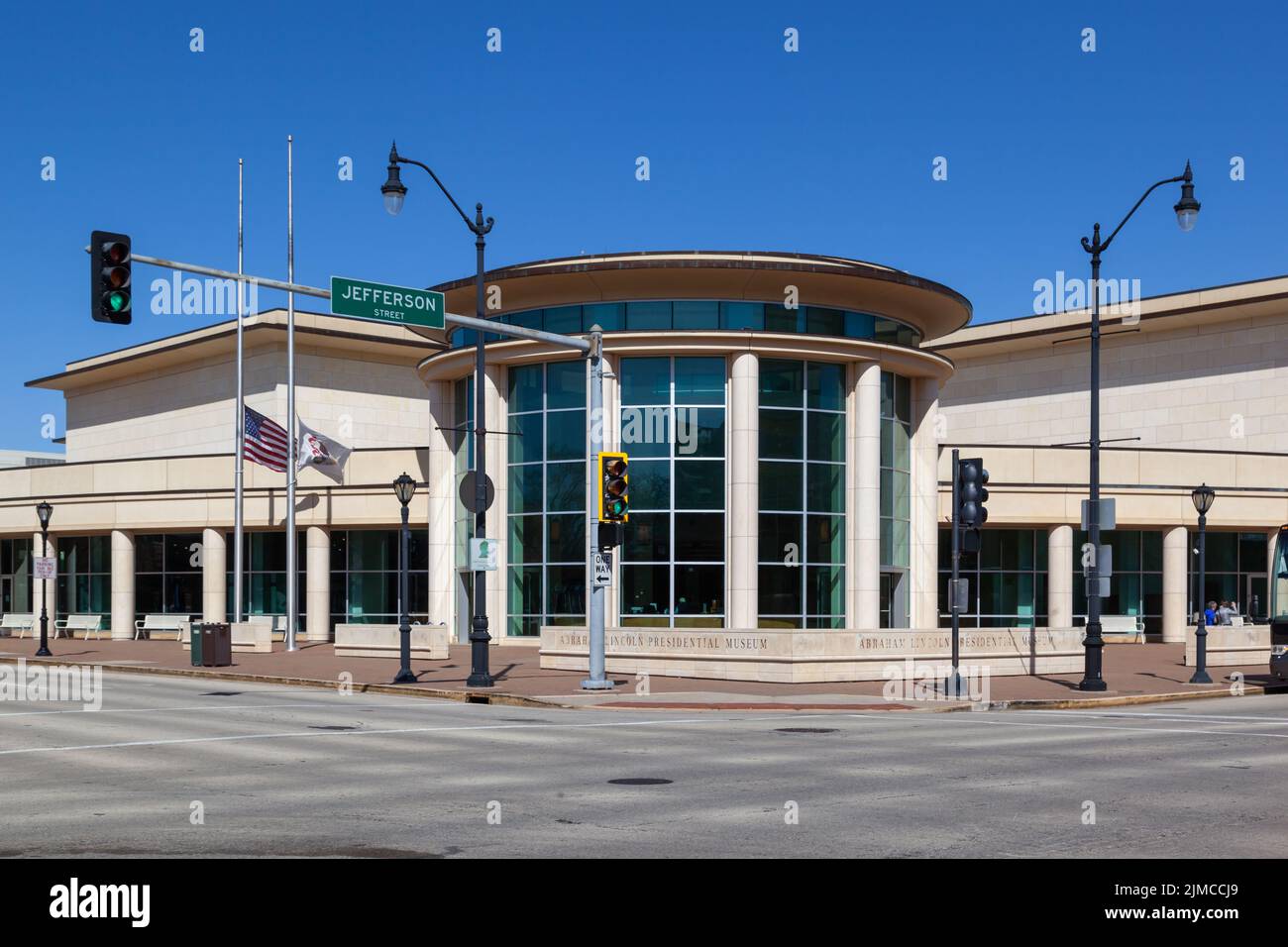 Abraham Lincoln Presidential Museum in Springfield, Illinois, USA Stock ...