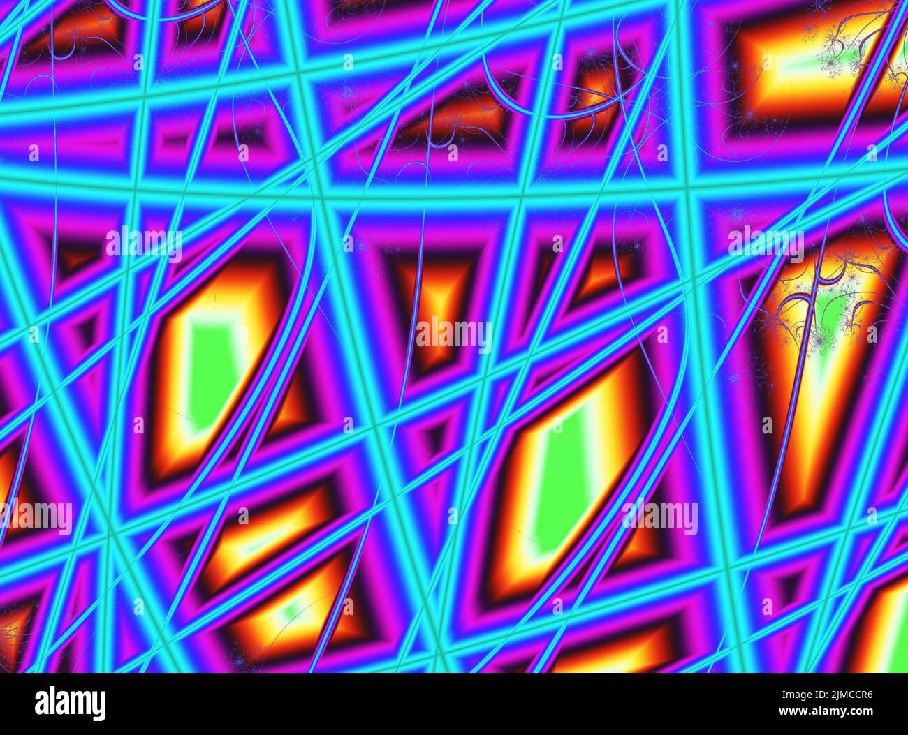 abstract bright multicolor rainbow line drawing, illustration, modern ...