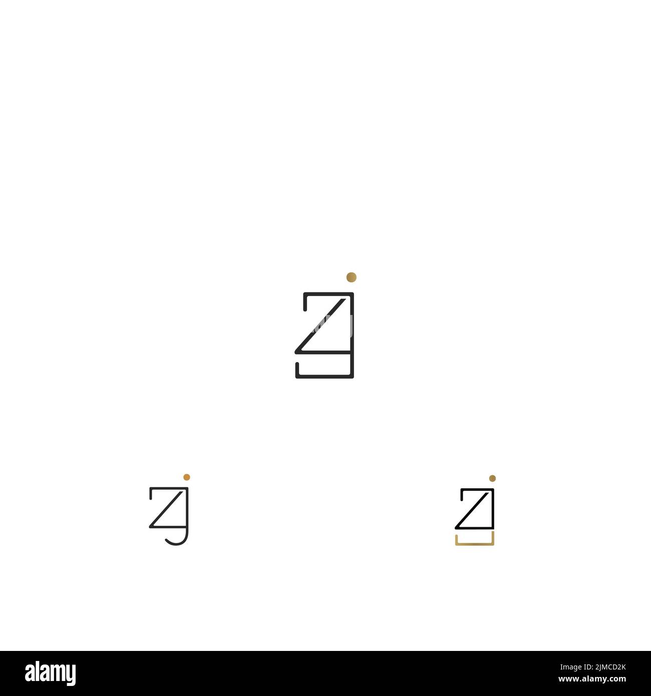 Alphabet Initials logo JZ, ZJ, Z and J Stock Vector Image & Art - Alamy