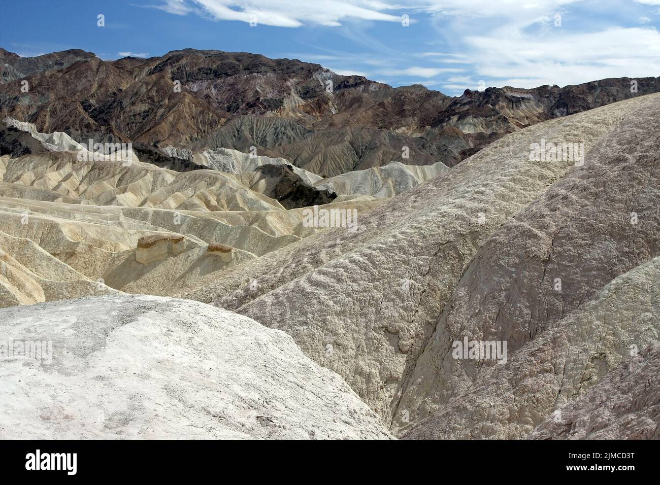 Rock formations, Death Valley National Park, Mojave Desert, California ...