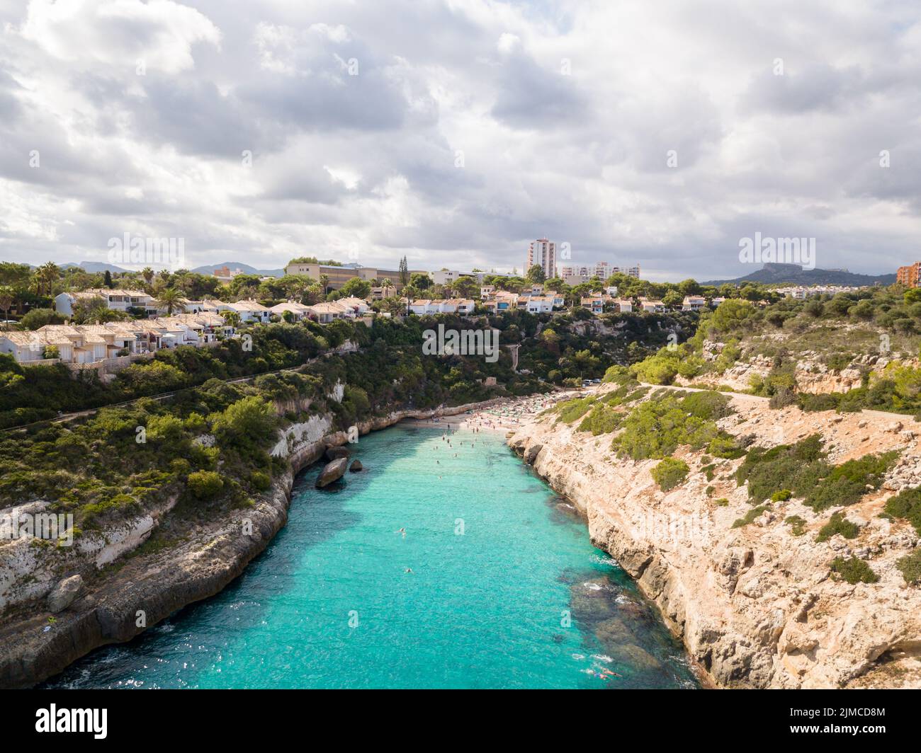 Antena Beach "Cala Antena" in Cales de Mallorca in the Spanish Island ...