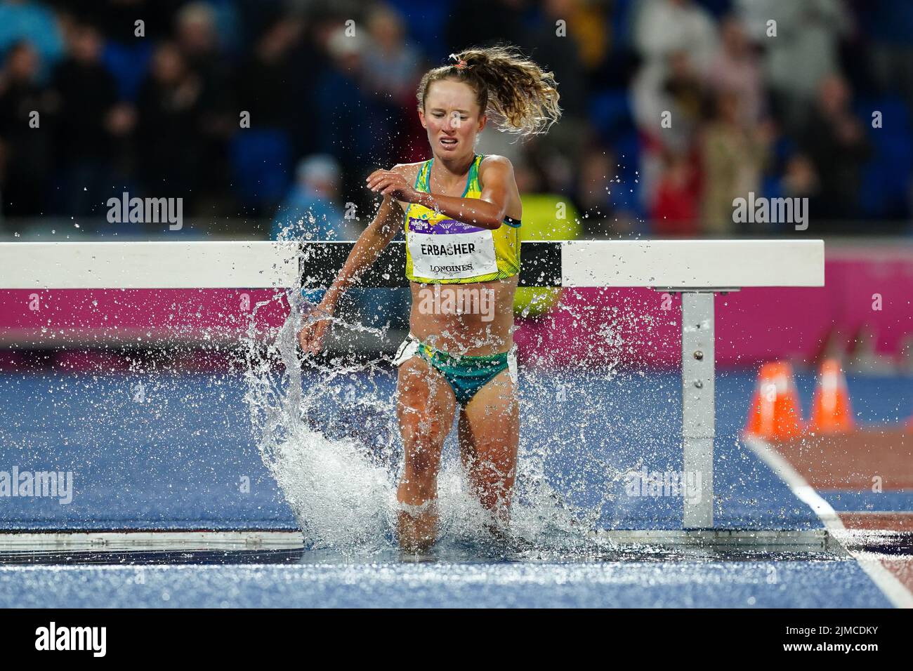 Australia’s Brielle Erbacher in action after falling and injuring ...