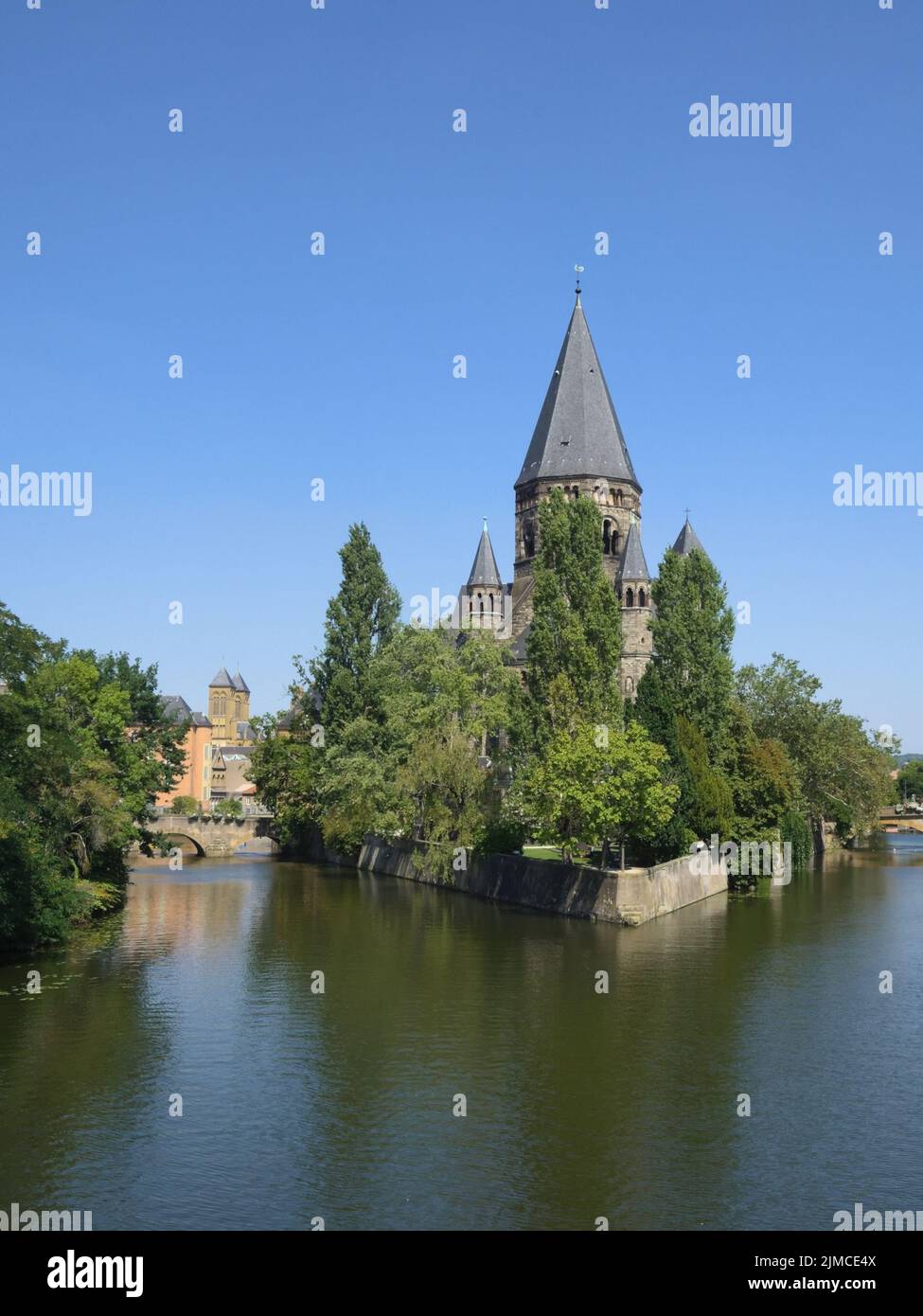 Metz - Church Temple Neuf, France Stock Photo - Alamy