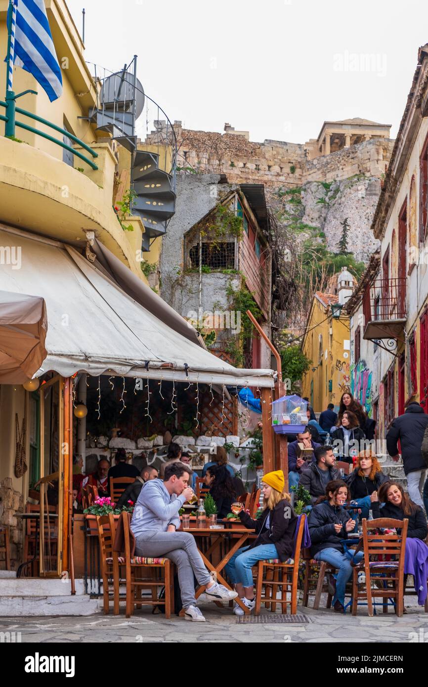 Athens people vintage hi-res stock photography and images - Alamy