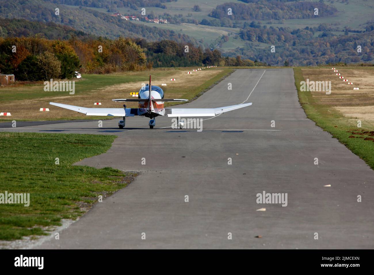 Airplane, Wasserkuppe, Berg, Fulda, Hessen, Germany, Europe Stock Photo ...