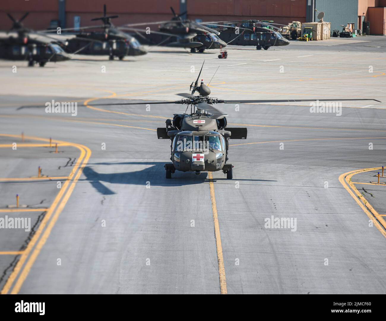 U.S. Army Soldiers assigned to 10th CAB conduct a flyover for the ...