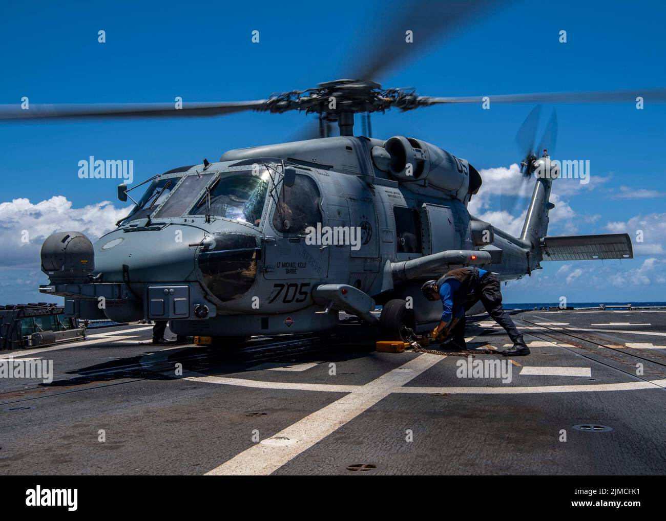 PACIFIC OCEAN (July 23, 2022) Seaman Bobby Cunningham, from Arlington ...