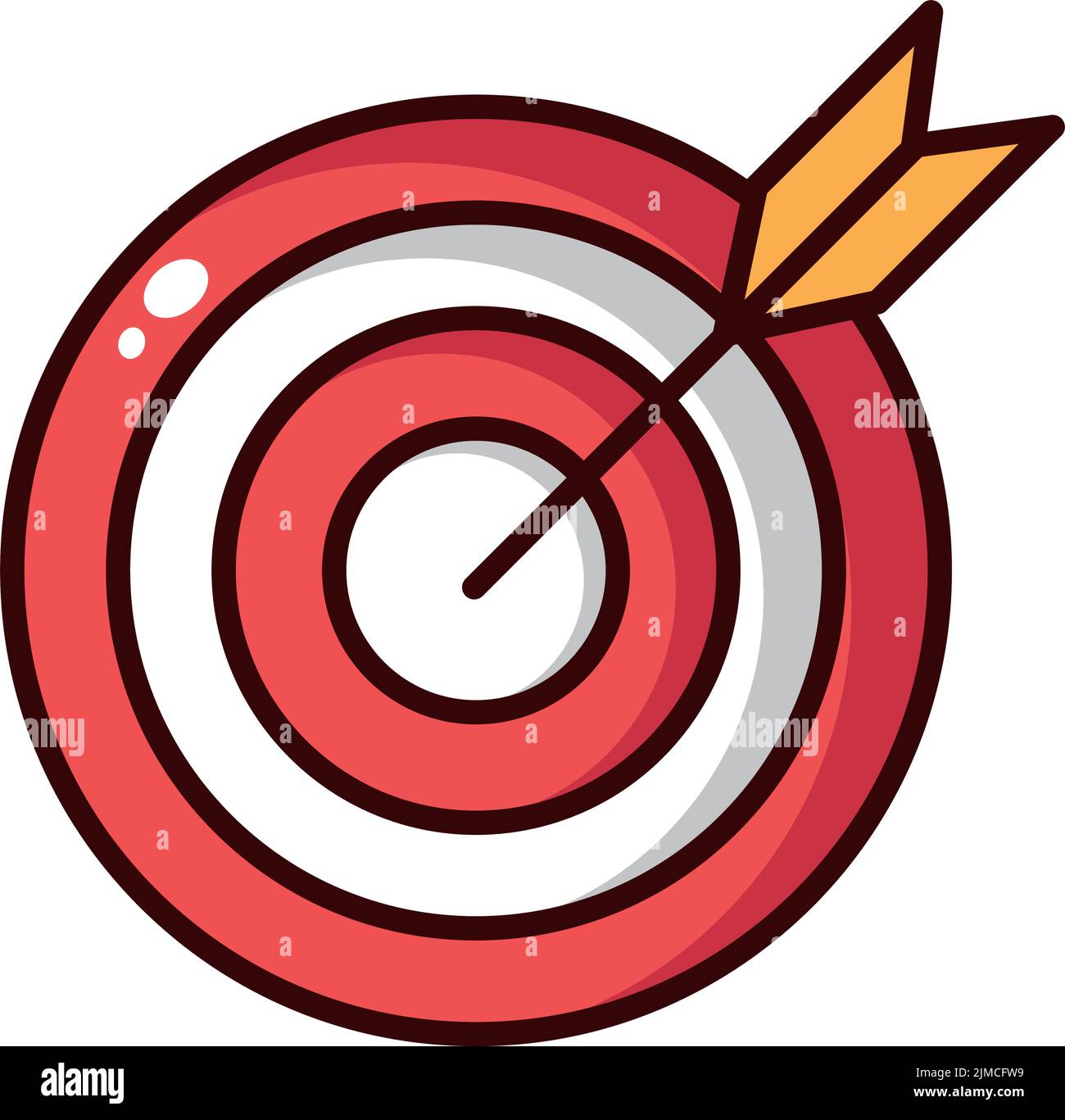 target cartoon icon Stock Vector Image & Art - Alamy