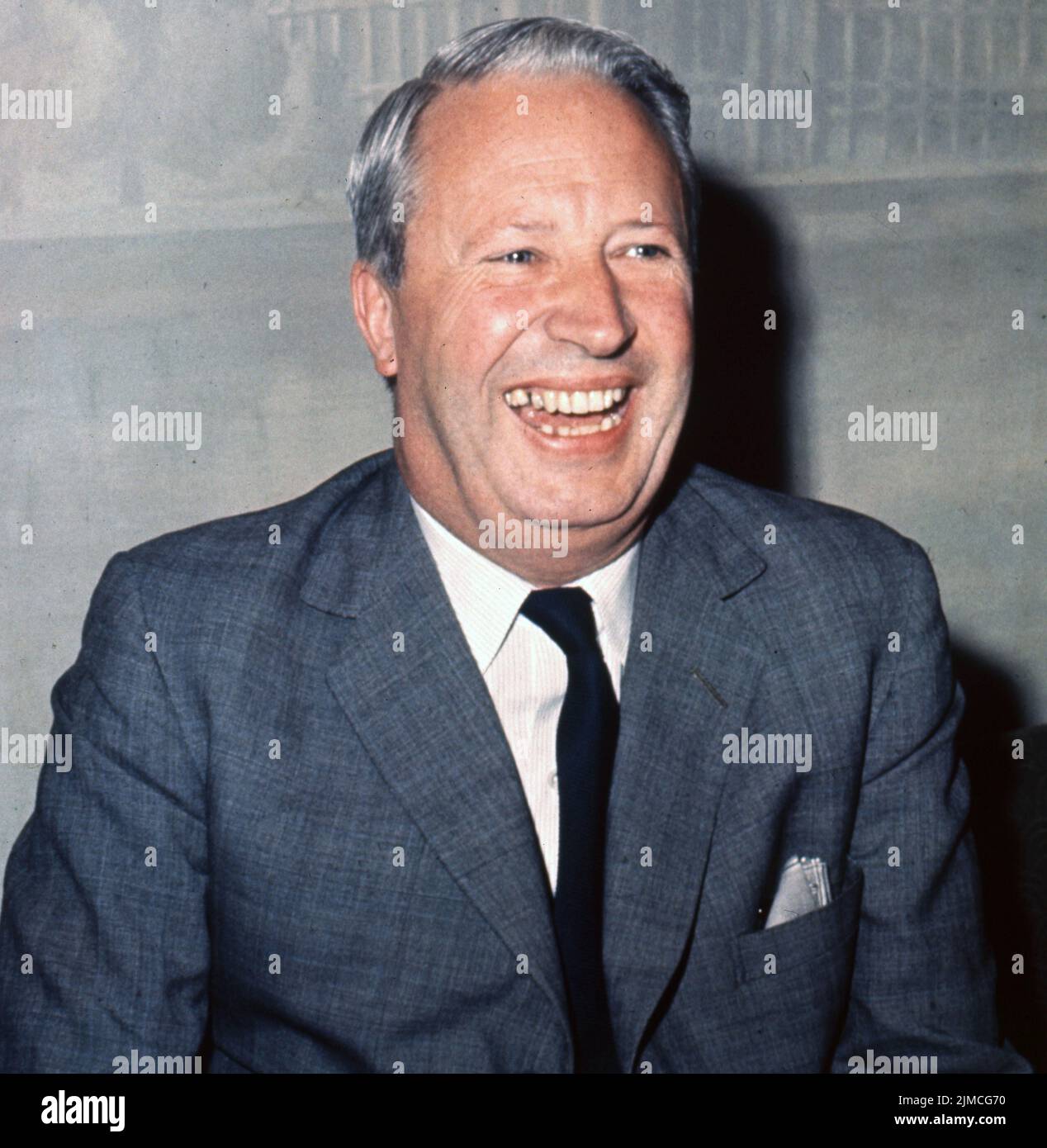 Circa 1965, London, England, United Kingdom: Sir EDWARD HEATH KG MBE (R ...