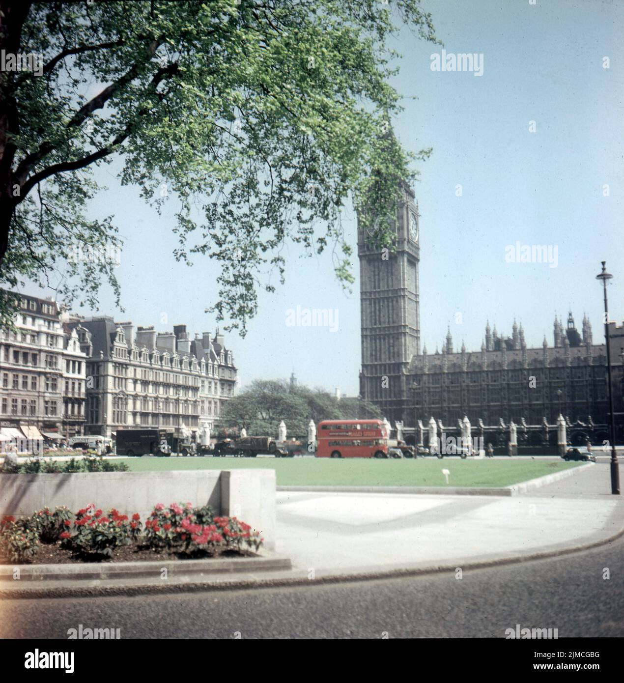 Circa 1965, London, England, United Kingdom: Big Ben clock tower and ...