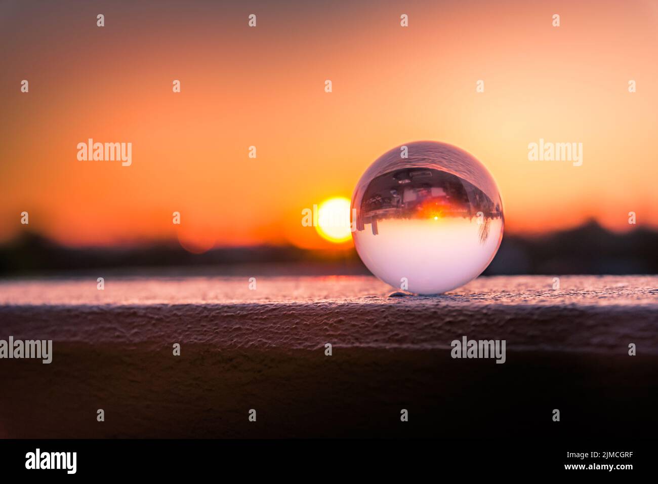 Glass ball sun hi-res stock photography and images - Alamy
