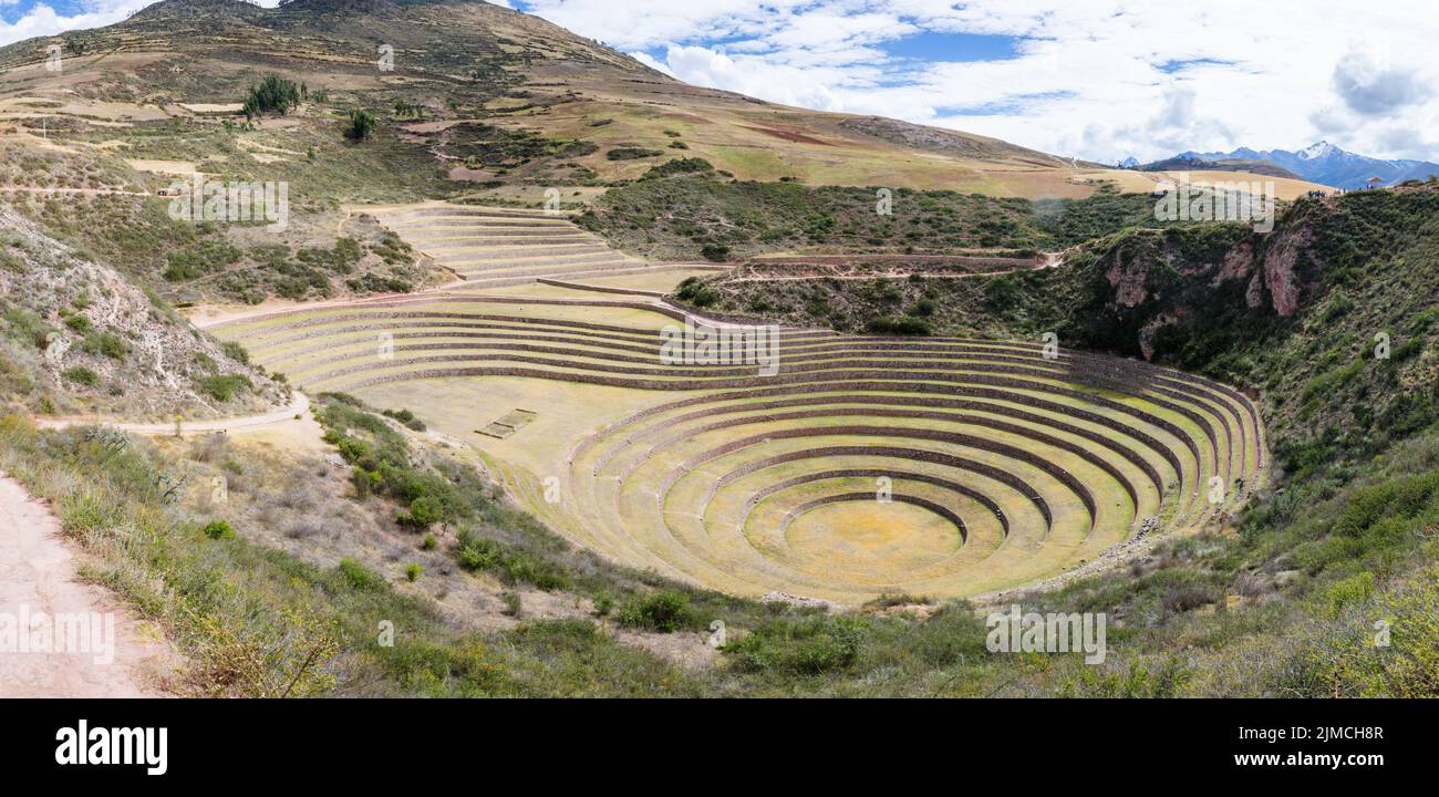 Moray Sacred Valley Terraces, Peru Stock Photo - Alamy