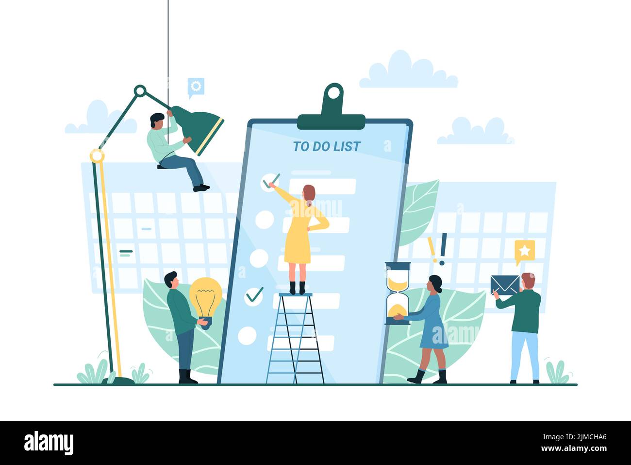 To do check list and tiny business people work on prioritizing and ...