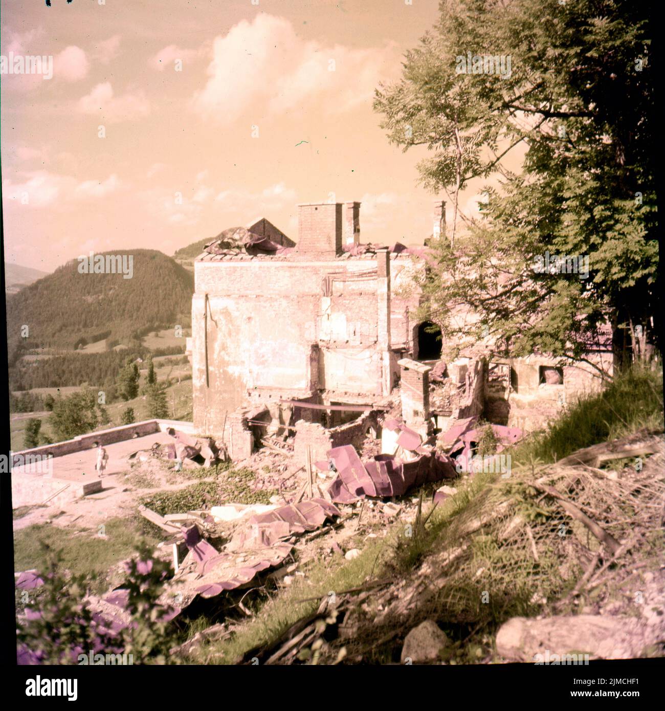 Circa 1950, London, England, United Kingdom: The ruins of Hitler's ...