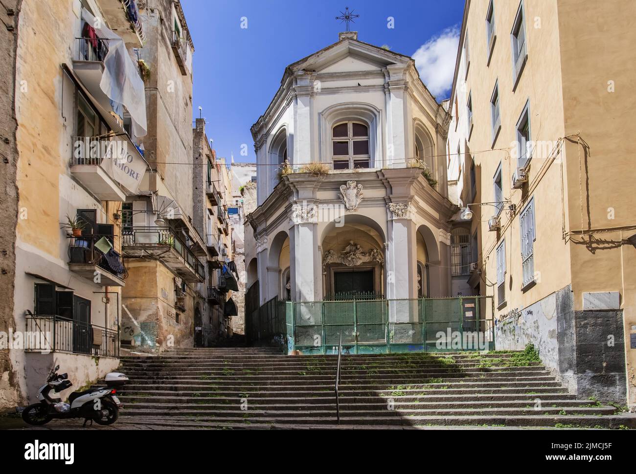 Small Chapel In Montesanto Market District, Naples, Gulf of Naples ...