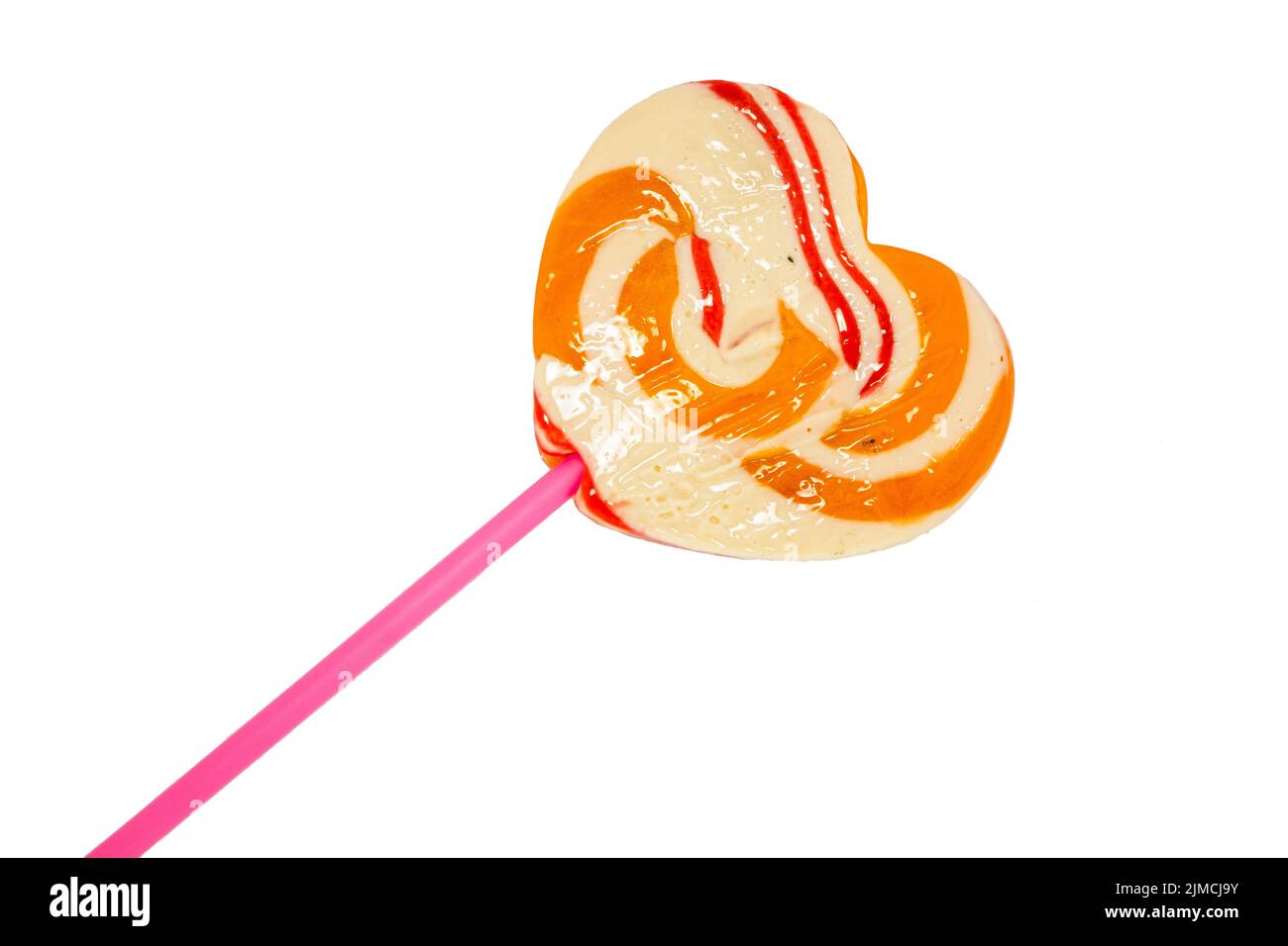 Candy heart isolated on white background with space for put text Stock ...