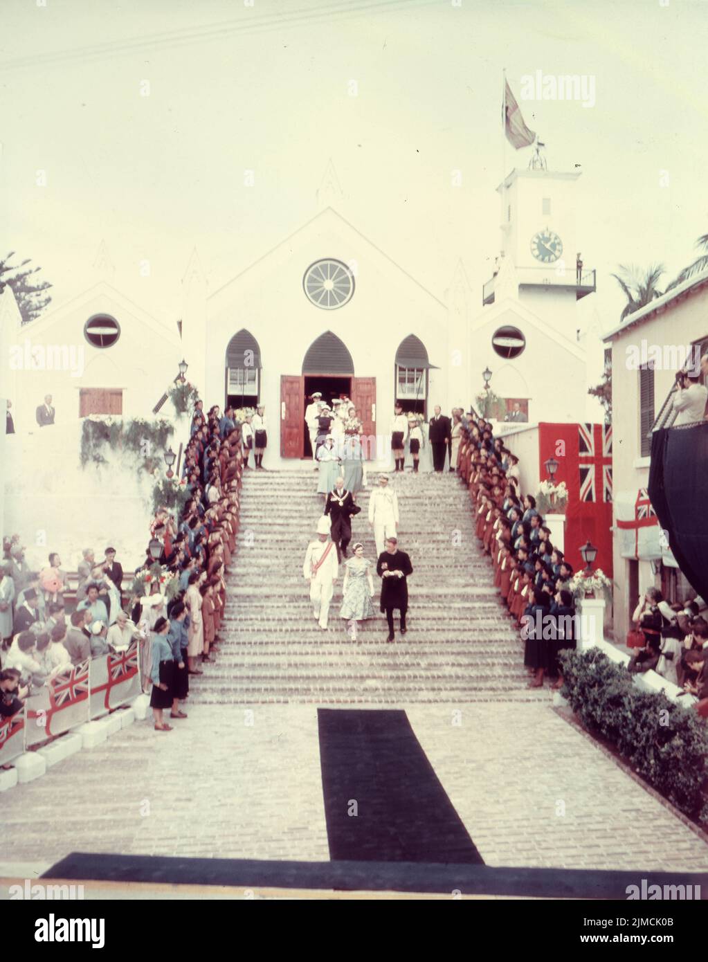 November 23, 1953, St George, Bermuda: QUEEN ELIZABETH II and PRINCE ...