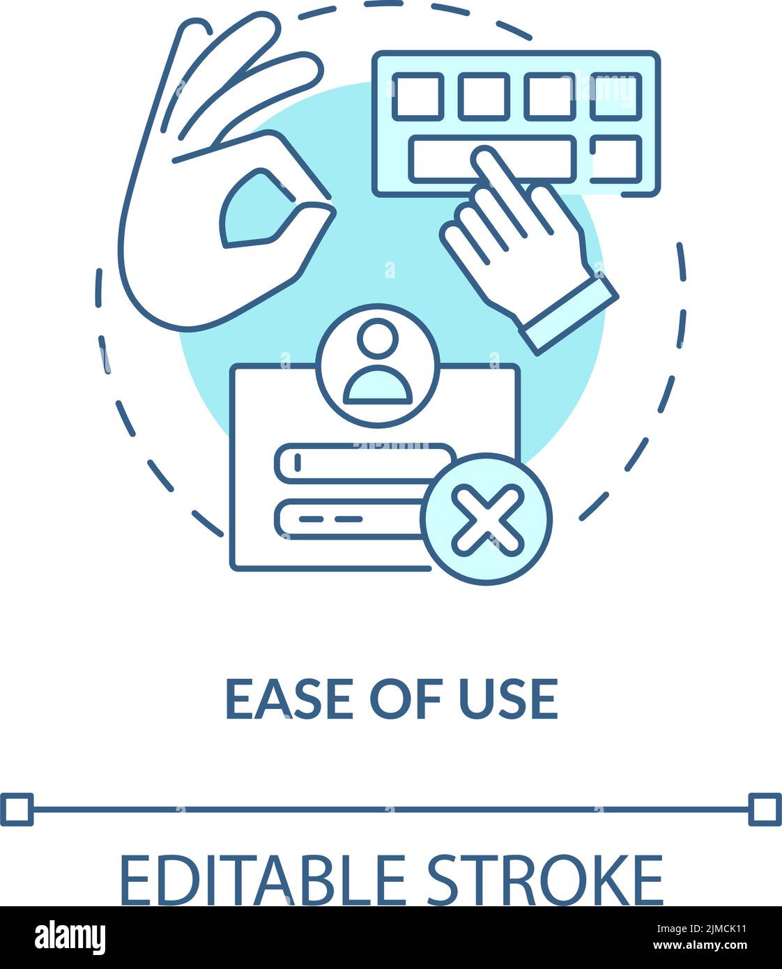 Ease of use turquoise concept icon Stock Vector Image & Art - Alamy Ease of use turquoise concept icon Stock Vector Image & Art - Alamy