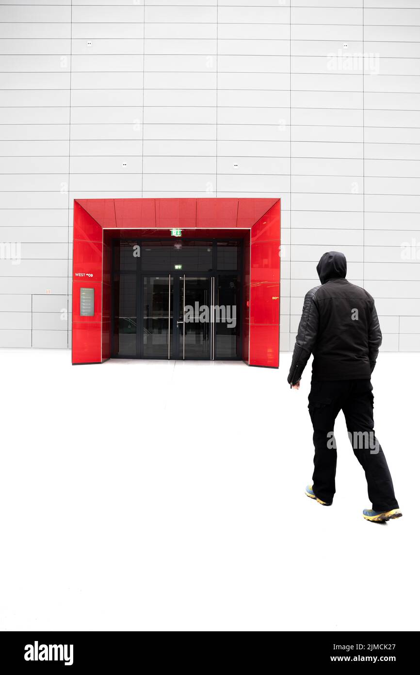 One white door hi-res stock photography and images - Alamy