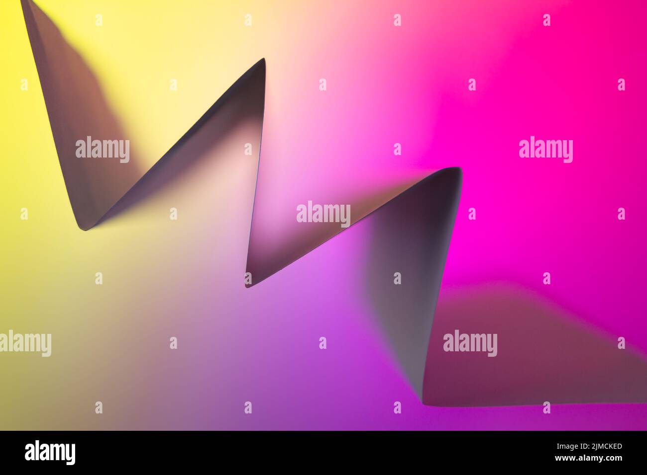 Folded backlit paper abstract accodrion shape suitabe as wallpaper ...