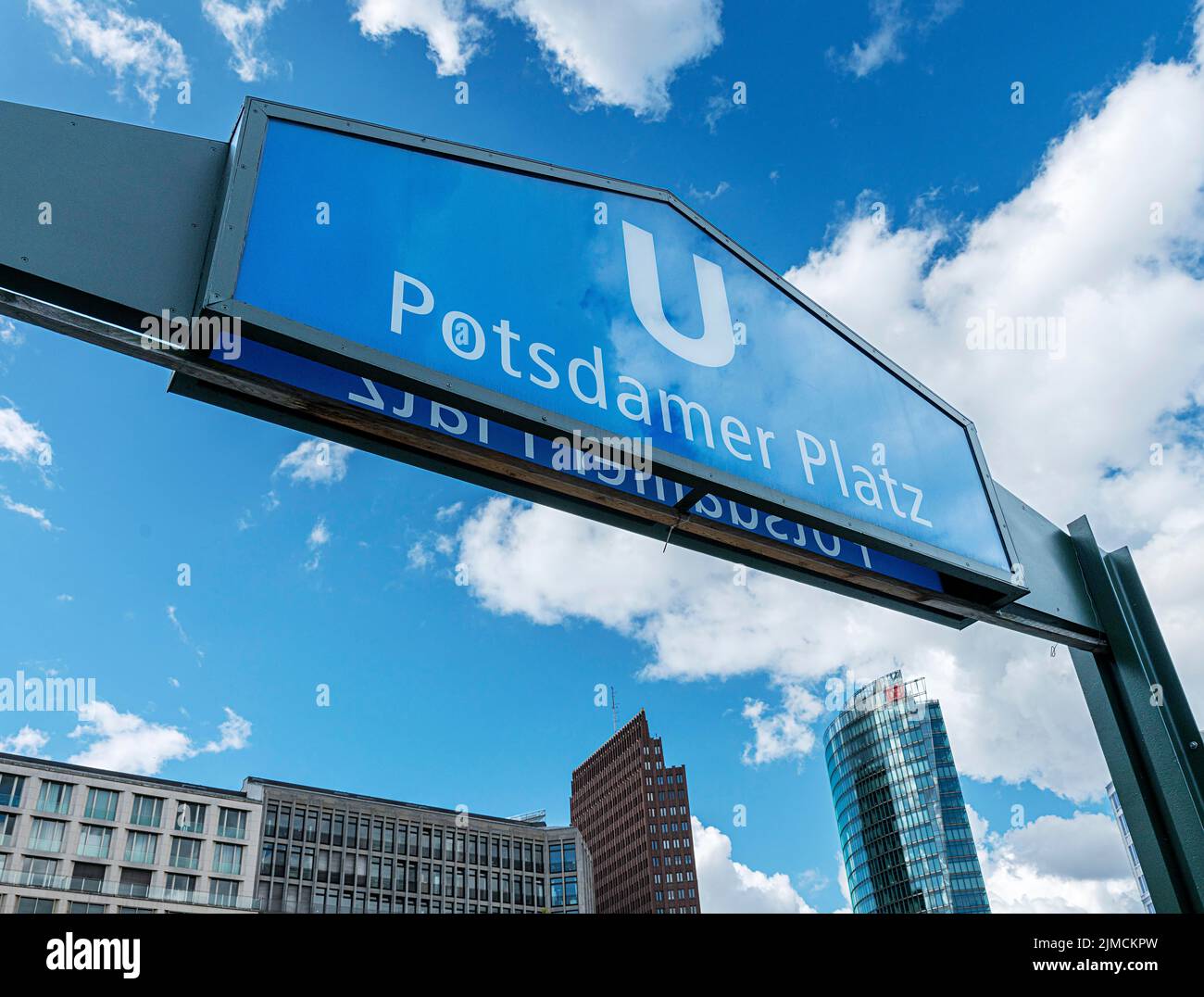 Underground station, Potsdamer Platz exit, Berlin, Germany Stock Photo ...