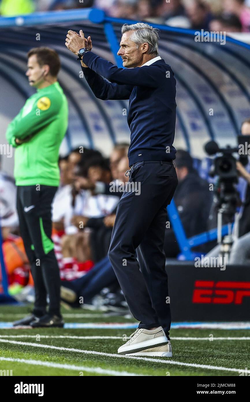 Heereveen - Heerenveen coach Kees van Wonderen during the Dutch ...