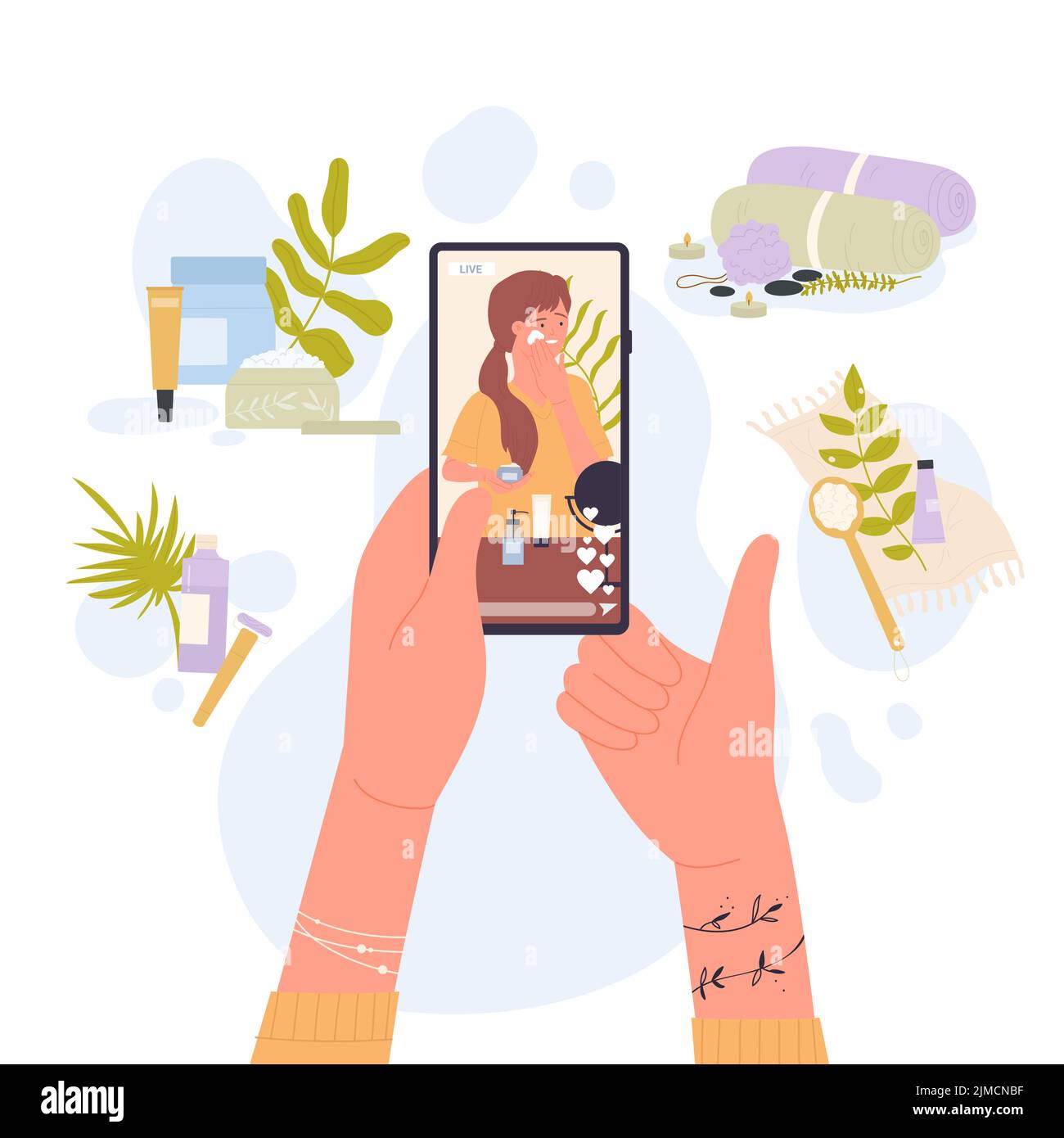 Beauty blog, skin care treatment and dermatology in social media ...