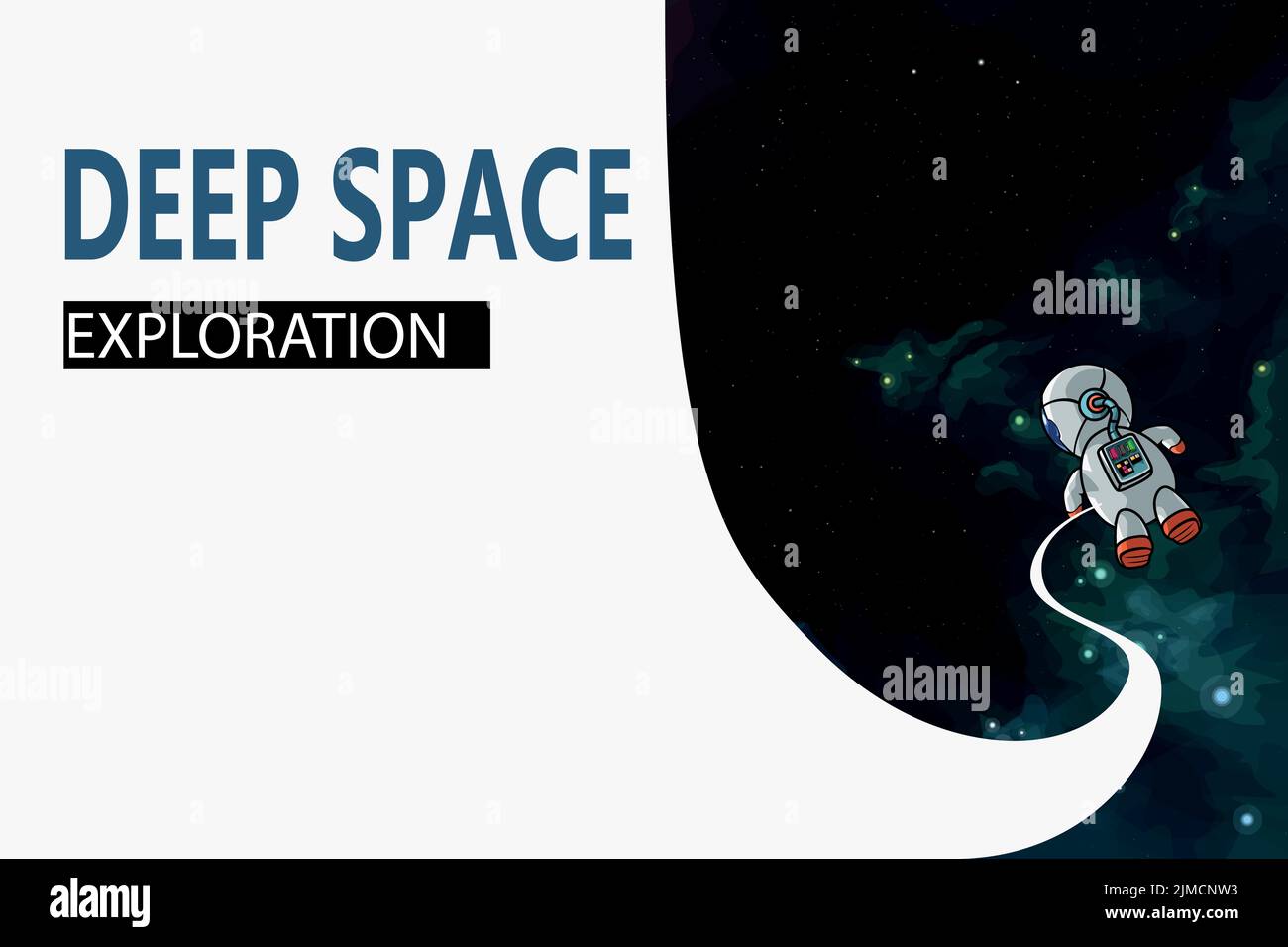 Astronaut on international space Stock Vector Images - Alamy