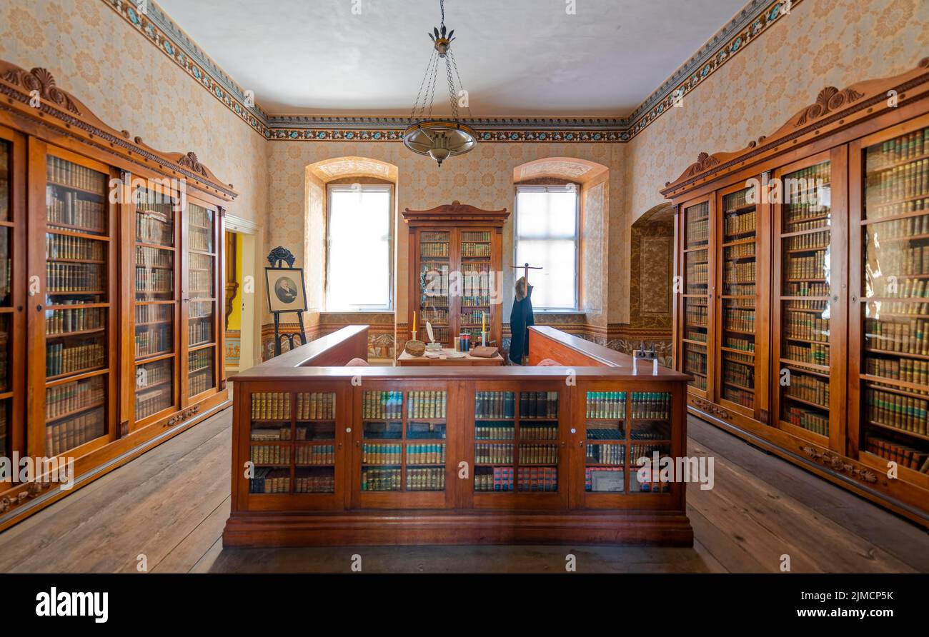Princely Library, Corvey Monastery, Hoexter, North Rhine-Westphalia ...