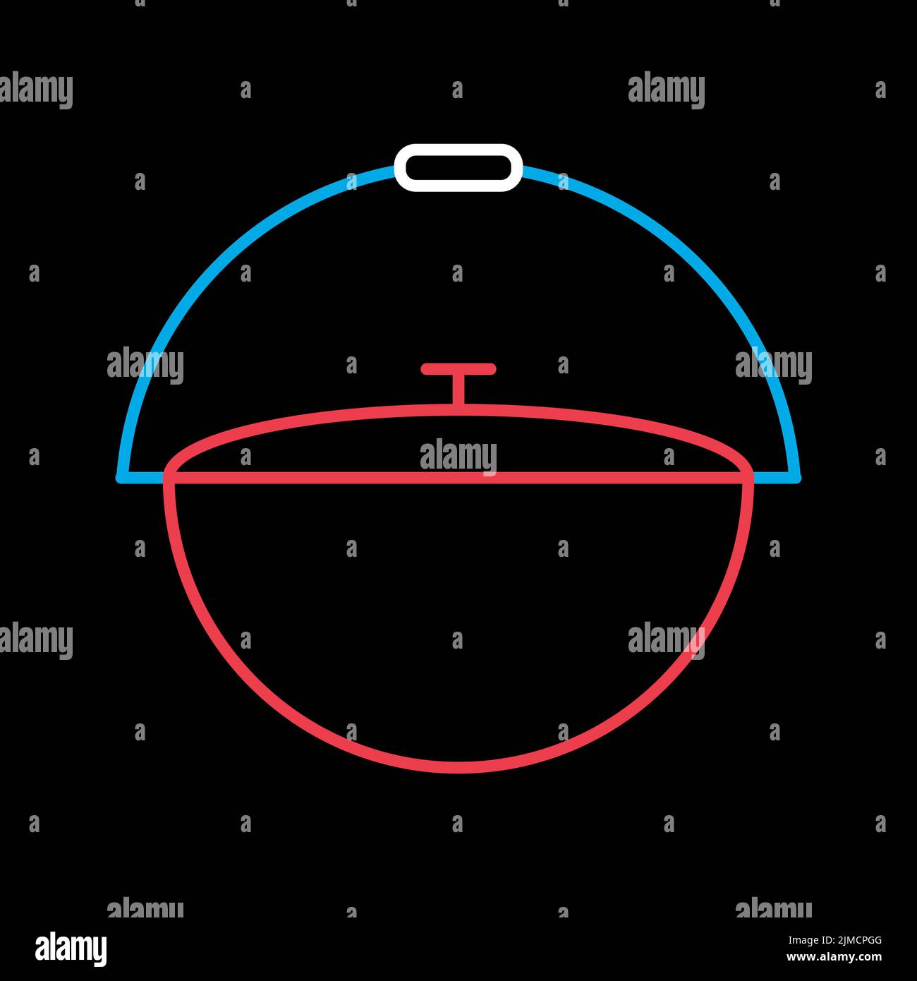 Camping cauldron from metal vector isolated on the black icon. Kitchen ...