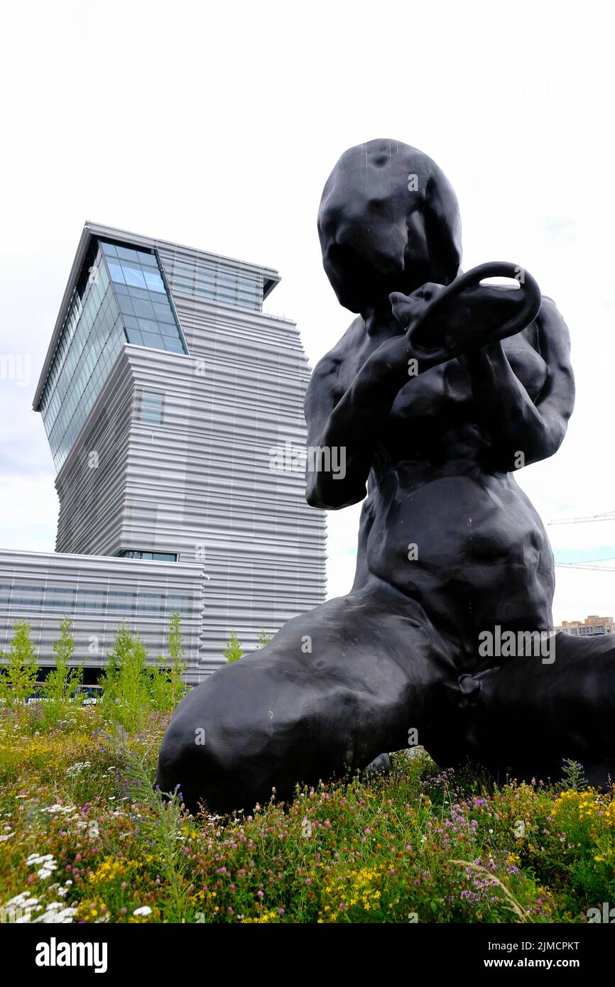 Sculpture Mother by Tracey Emin in front of the new Munch Museum, Oslo ...